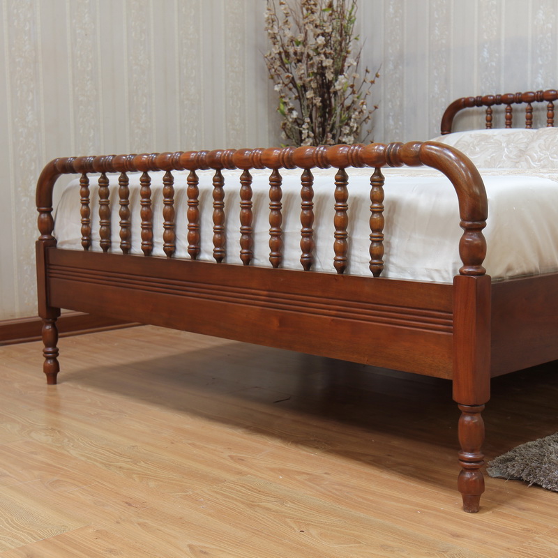 Bobbin Mahogany Bed Frame