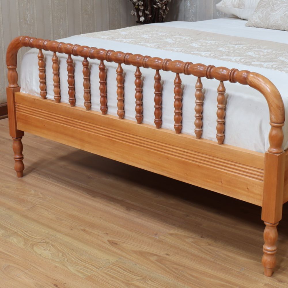 Bobbin Mahogany Bed Frame
