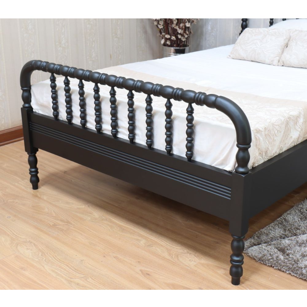 Bobbin Mahogany Painted Bed Frame