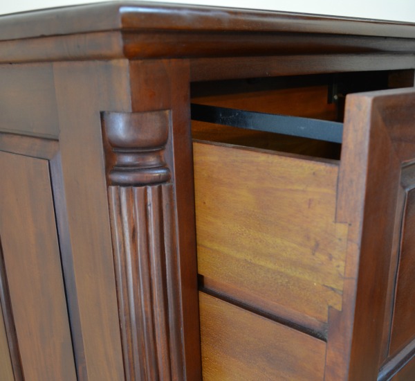 Antique Reproduction Medium Partners Desk