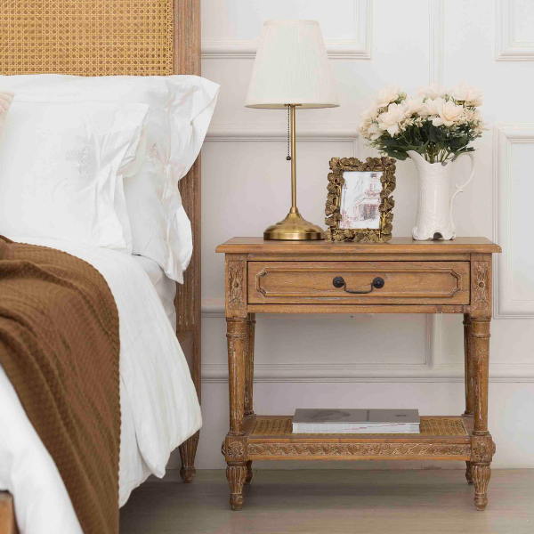 Loire French Bedside Table